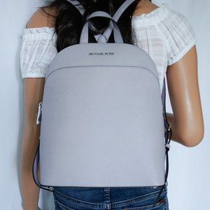 Michael Kors | Bags | Michael Kors Emmy L Leather Backpack Lilac | Poshmark